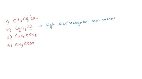 Solved The Following Compounds Have Similar Molar Masses Which Compound Has The Highest