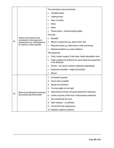 Nebosh Igc Top 100 Questions And Answers 1 Pdf