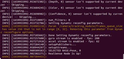Can T See Access Nearly Any Camera Topics With ROS Issue IntelRealSense Realsense Ros