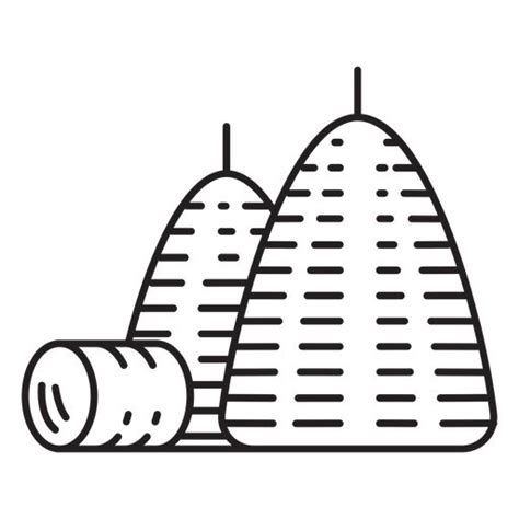 Farm Hay Stack Icon