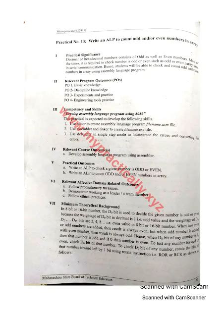 22415 Microprocessor Lab Manual Answers Msbte Solution
