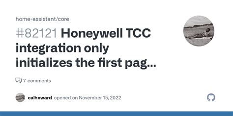 honeywell tcc integration only initializes the first page of devices