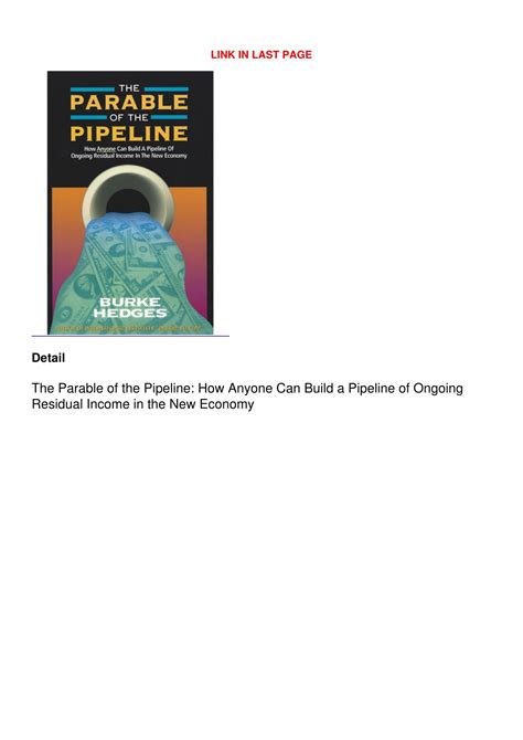 ppt pdf ️download ️ the parable of the pipeline how anyone can build