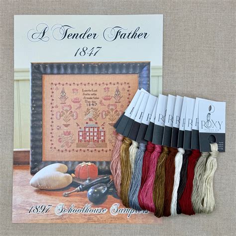 1897 Schoolhouse Samplers A Tender Father 1847 Physical Chart And