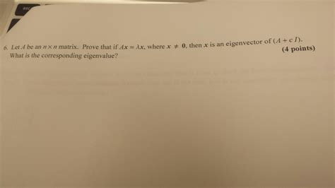 Solved Let A Be An N Times N Matrix Prove That If Ax Chegg