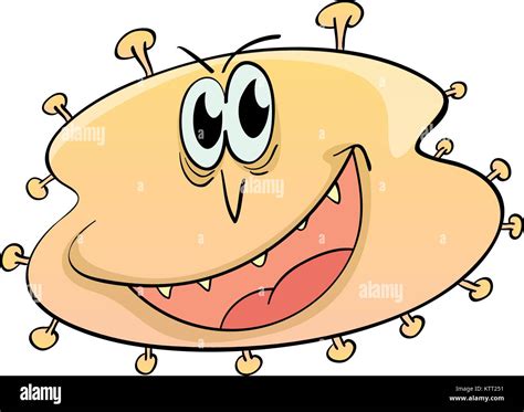 Illustration Of A Germ Bug On White Stock Vector Image And Art Alamy
