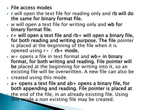 File Handling In Python Using Exception Statement Pptx