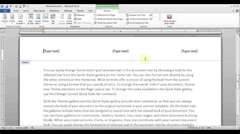 How To Get Out Of Header And Footer In Word Topbull
