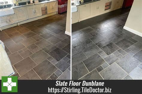 Stripping Sealed From Slate With Tile Doctor Remove And Go In Dunblane Stirling Tile Care