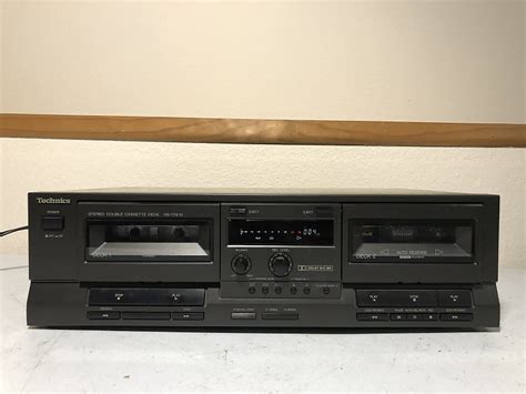 Technics Rs Tr210 Dual Cassette Deck Player Tape Recorder Reverb