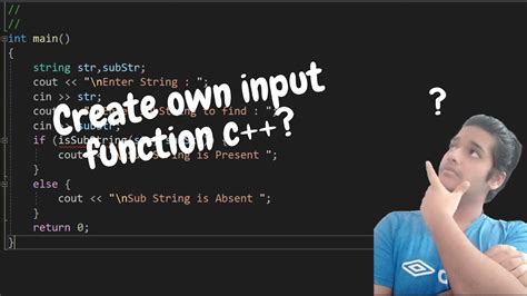 Create Own Input Function In Cpp Template In Cpp Youtube