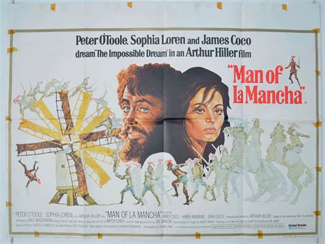 “man Of La Mancha” Original Quad Poster Film Poster Movie Poster Pastposters