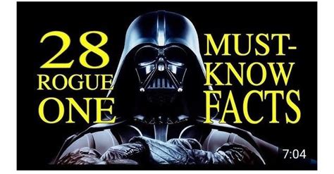28 Must Rogue Know One Facts R Dontdeadopeninside