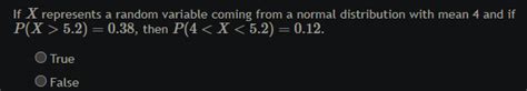 solved if x represents a random variable coming from a