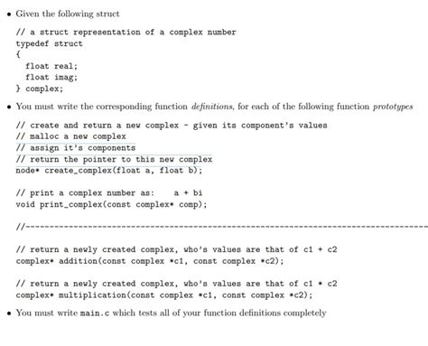 Solved Given The Following Struct A Struct