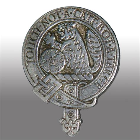 Vintage Pewter Small Badge With Pin And Clasp Back