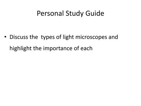 10 The Light Miscroscopeppt Microscopy Ppt