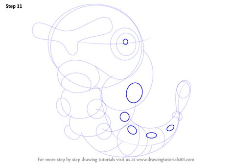 How To Draw Caterpie From Pokemon Pokemon Step By Step