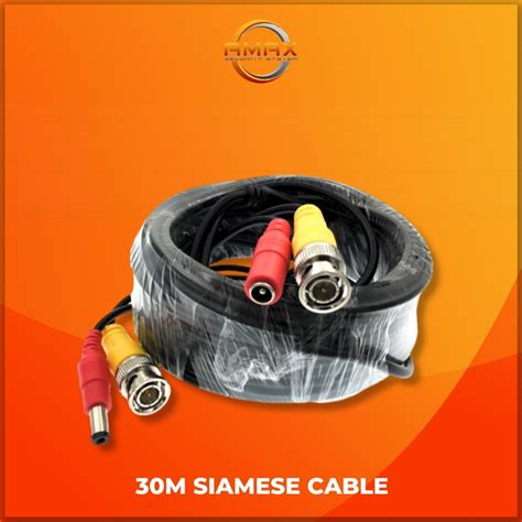 30 Meter Cctv Siamese Cable Power Siamese Cable Security Camera Cctv Camera Shopee Philippines