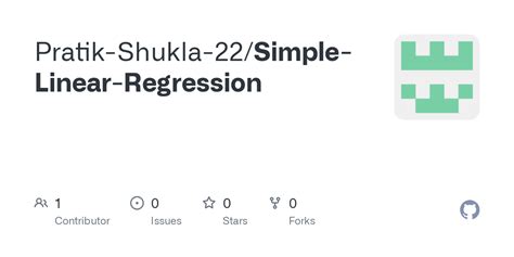 Github Pratik Shukla 22simple Linear Regression
