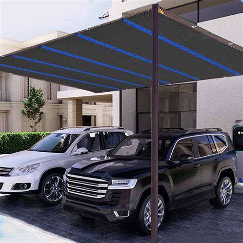 Wdhugt Square Shade Sail Sun Shade Sail Canopy Mesh Fabric Uv Block Upf50 Commercial Heavy