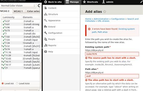 Increase Contrast On Inline Form Error Text Drupal Org