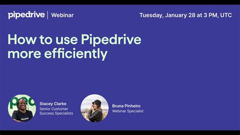 how to use pipedrive more efficiently youtube
