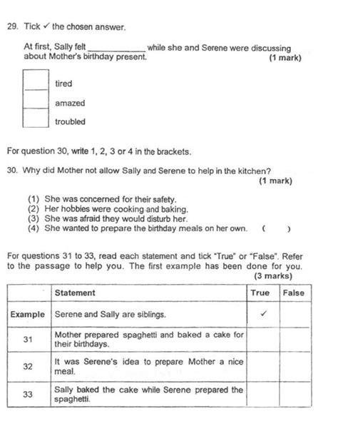 P2 English 3 Steps To Ace The Comprehension Open Ended