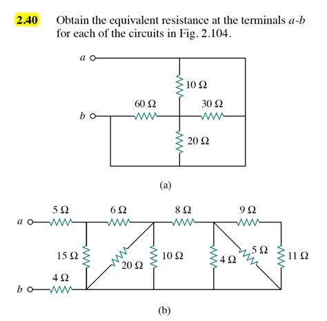 Solved For The First Circuit The R Equivalent Is Zero Chegg Com
