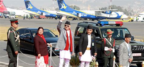 Pm Oli Departs For China On Four Day Official Visit Myrepublica The
