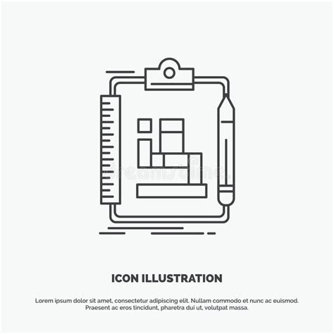 algorithm process scheme work workflow icon line vector gray
