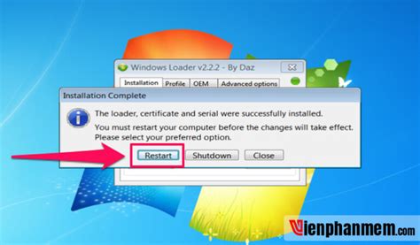 Windows Loader v Công cụ Active Windows đơn giản và hiệu quả Viện Phần Mềm