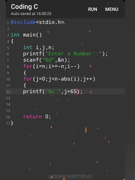 Normal Pattern Tutorial Video In C Programming Language Ll 💯🧠coding