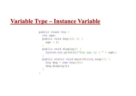 Java Variable Types Pdf