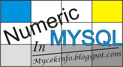 Type Data Jenis Numeric Di MYSQL