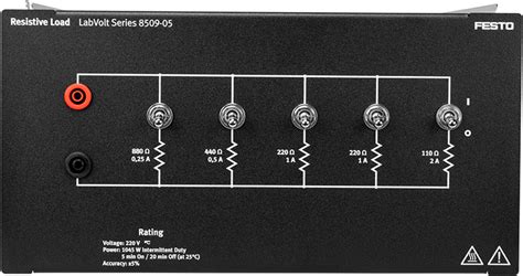 Labvolt Series By Festo Didactic Resistive Load 2 Kw 8509 05