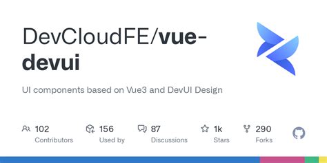github devcloudfe vue devui ui components based on vue3 and devui design