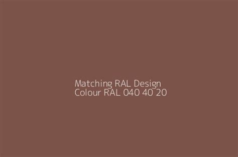 Ral Design Ral 040 40 20 Colour Shade Ral 000 095 Chart Ral
