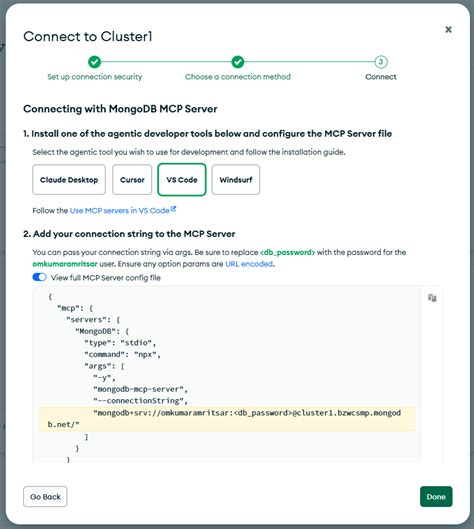 Use Mongodb Conversationally In Vs Code With Mcp And Github Copilot Glama