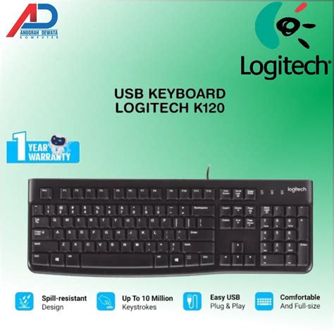 Jual Keyboard Usb Logitech K120 Shopee Indonesia