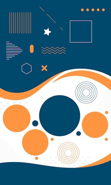 Premium Vector Abstract Geometric Background Template