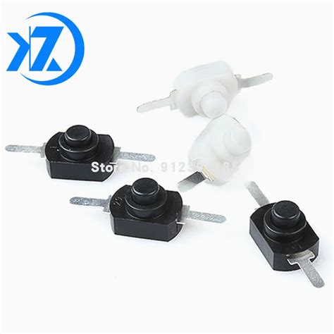 전기 토치용 미니 푸시 버튼 스위치 1208yd 자동 잠금 128mm Dc 30v 1a 온 오프 10 개스위치