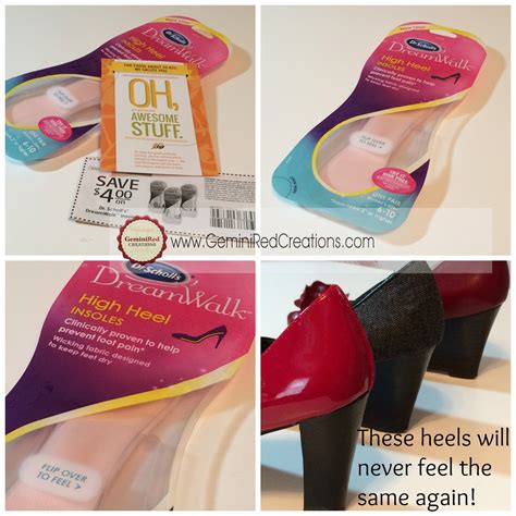 Dr Scholls Dreamwalk High Heel Insoles Geminired Creations
