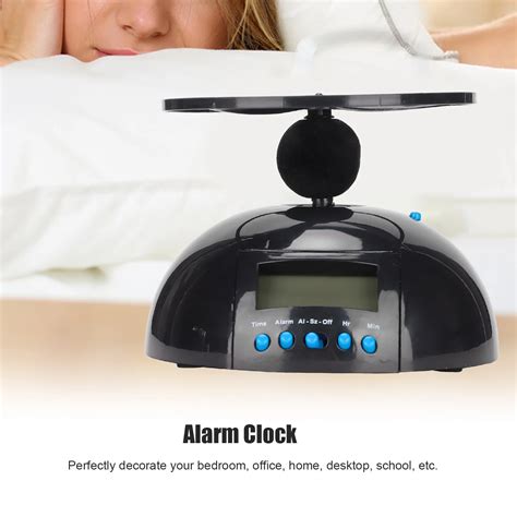 Electronic Clock Multipurpose Run Away Flying Alarm Clock For Bedroom