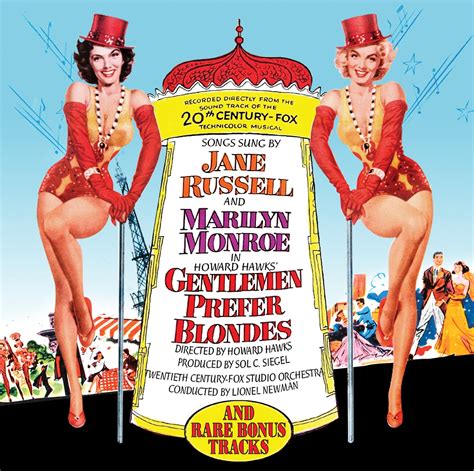 Monroe Marilyn Russell Jane Gentlemen Prefer Blondes O S T