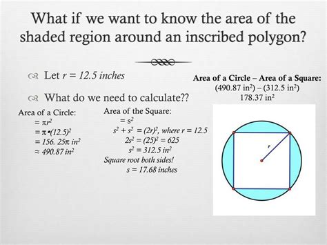 Ppt Area Of Regular Polygons And Circles Continued … Powerpoint
