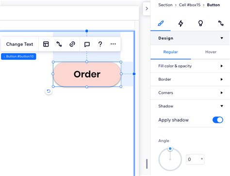 Studio Editor Adding And Customizing Buttons Help Center Wix Com