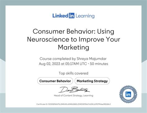 Shreya Majumdar On Linkedin Certificate Of Completion