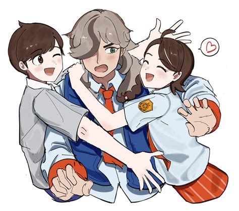 Juliana Florian And Arven Pokemon And More Drawn By Umebosi Nigame Danbooru