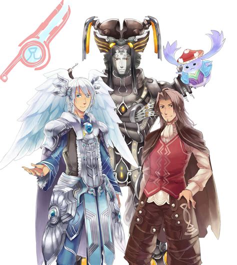 Dunban Kallian Antiqua Egil And Leku Xenoblade Chronicles And 1
